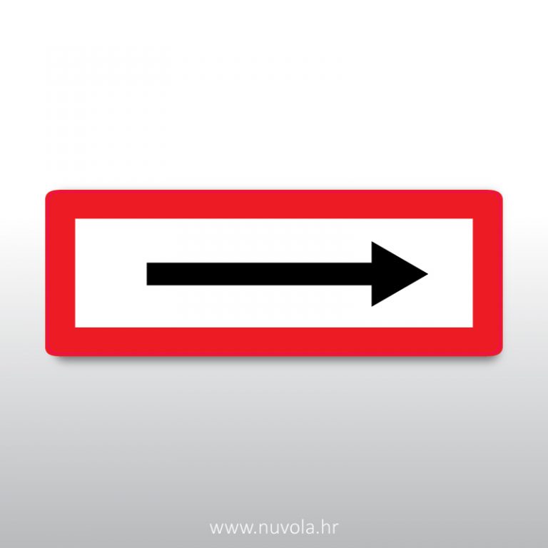 Vatrogasni pristup strelica lijevo ili desno - Nuvola Studio