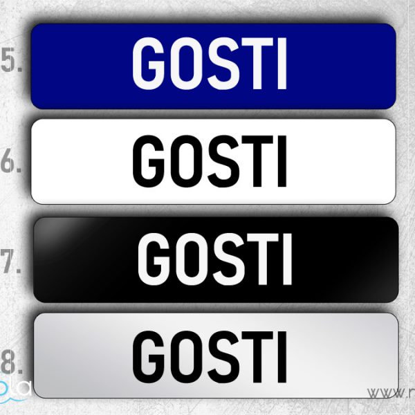 Natpisne ploče table gosti