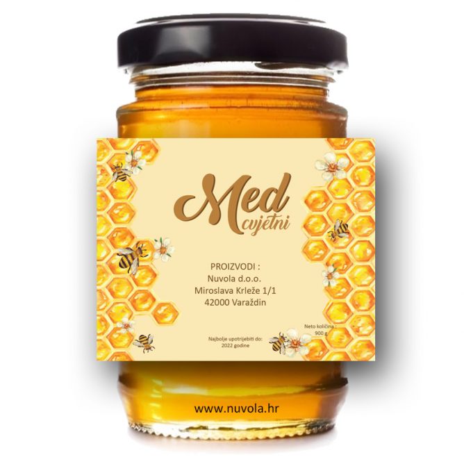 Etiketa/naljepnica za med - model 5