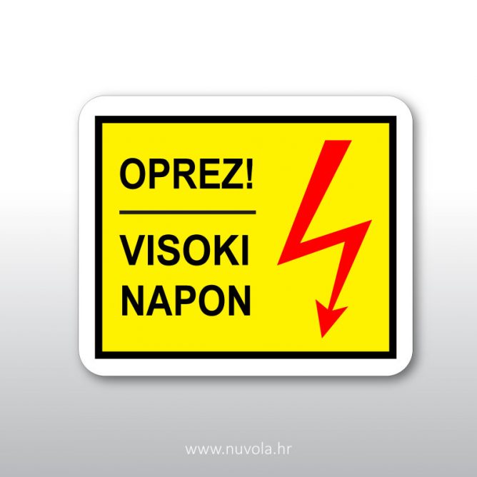 Oprez Visoki napon - Nuvola Studio