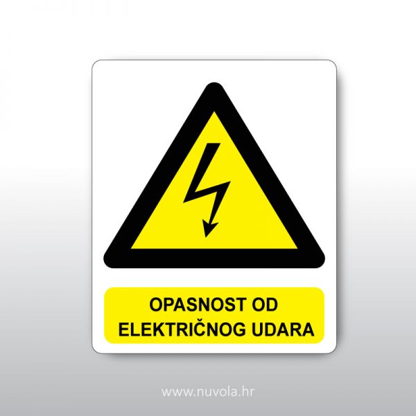 Opasnost od električnog udara - Nuvola Studio